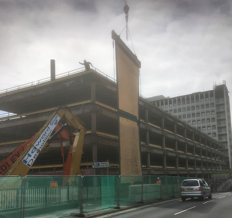 Demolition Debris Protection Screens | Cunningham Covers